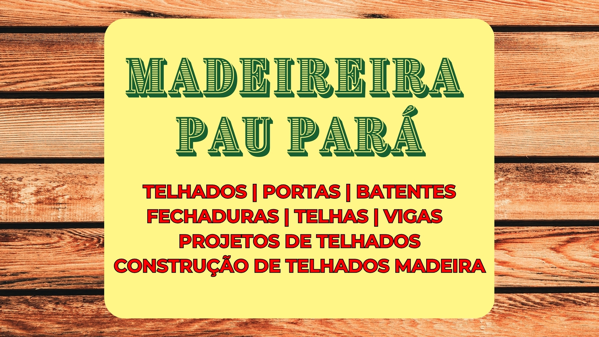 Madeireira Pau Pará